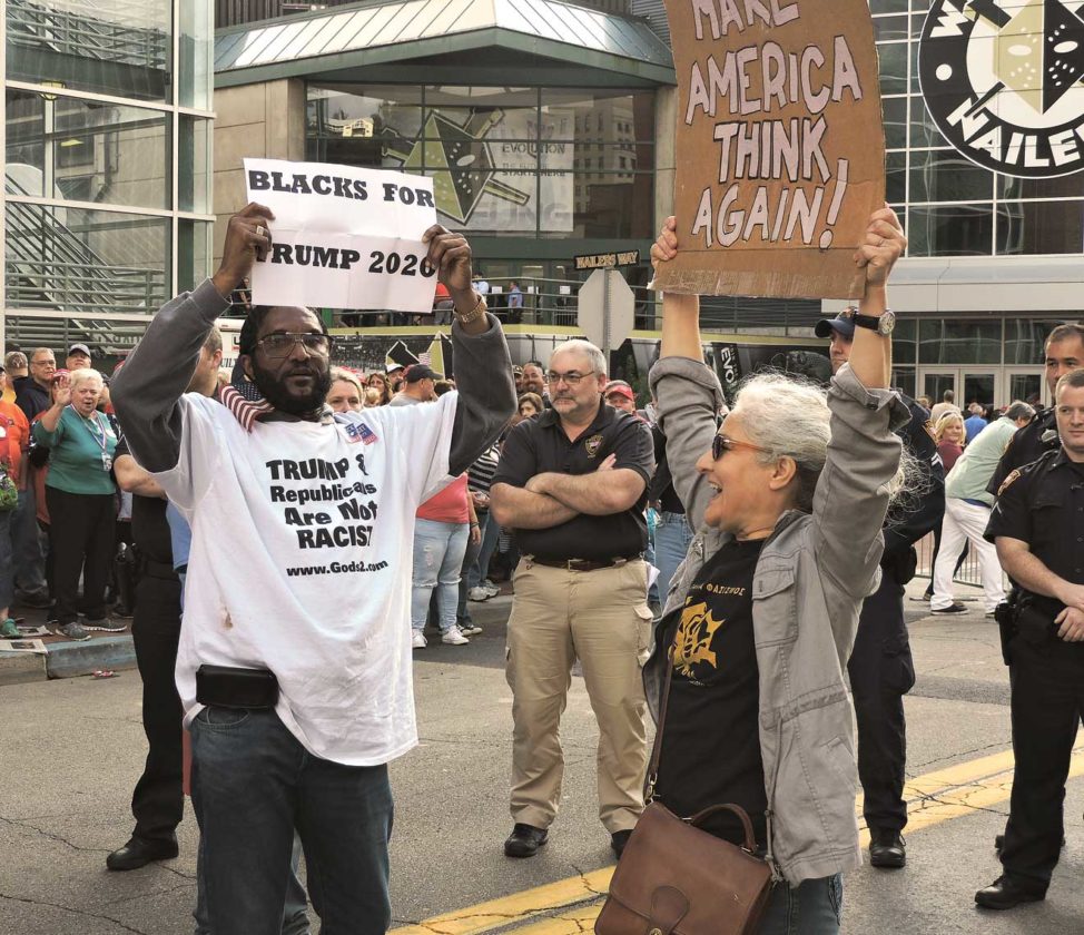 Support for Trump dwarfs Wheeling protest | News, Sports, Jobs - News ...